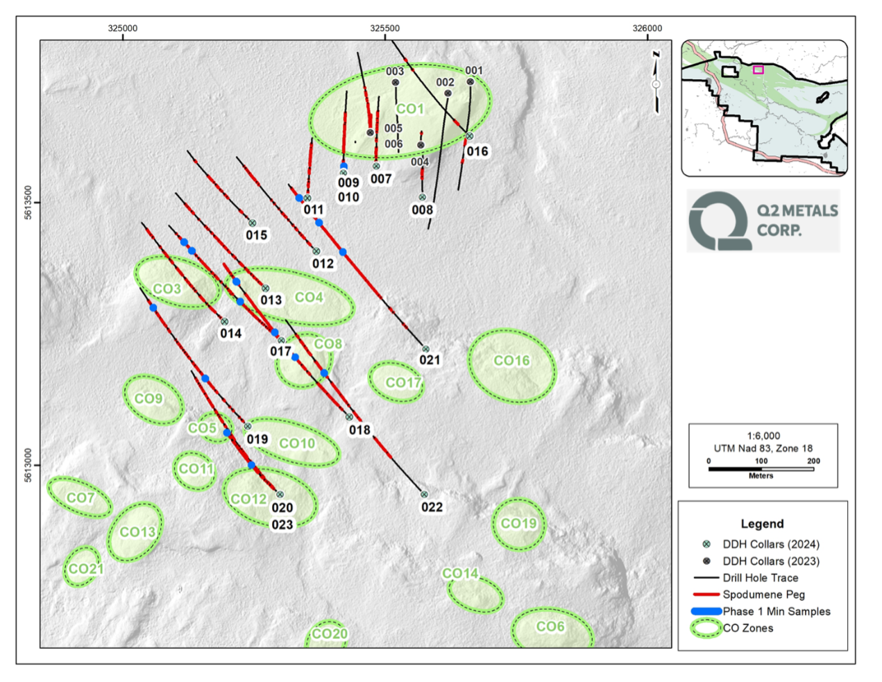 Q2 Metals Initial Metallurgical Testing Confirms Spodumene as the ...